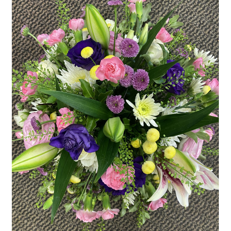 Seasonal Posy Size Regular Colour Red | Chambers Florists, Lincoln